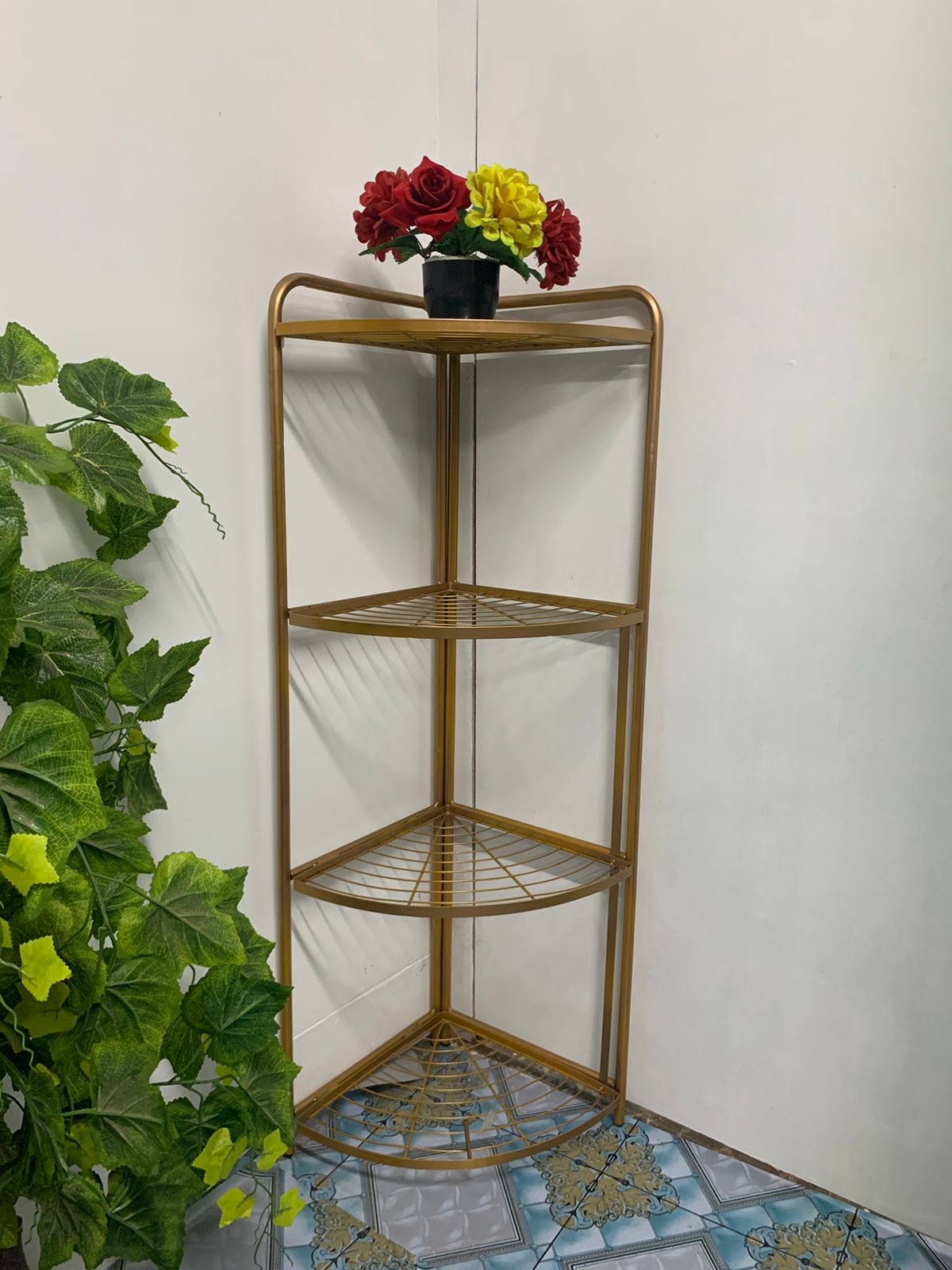 4 Layer Foldable Corner Shelves | Daraz.com.bd