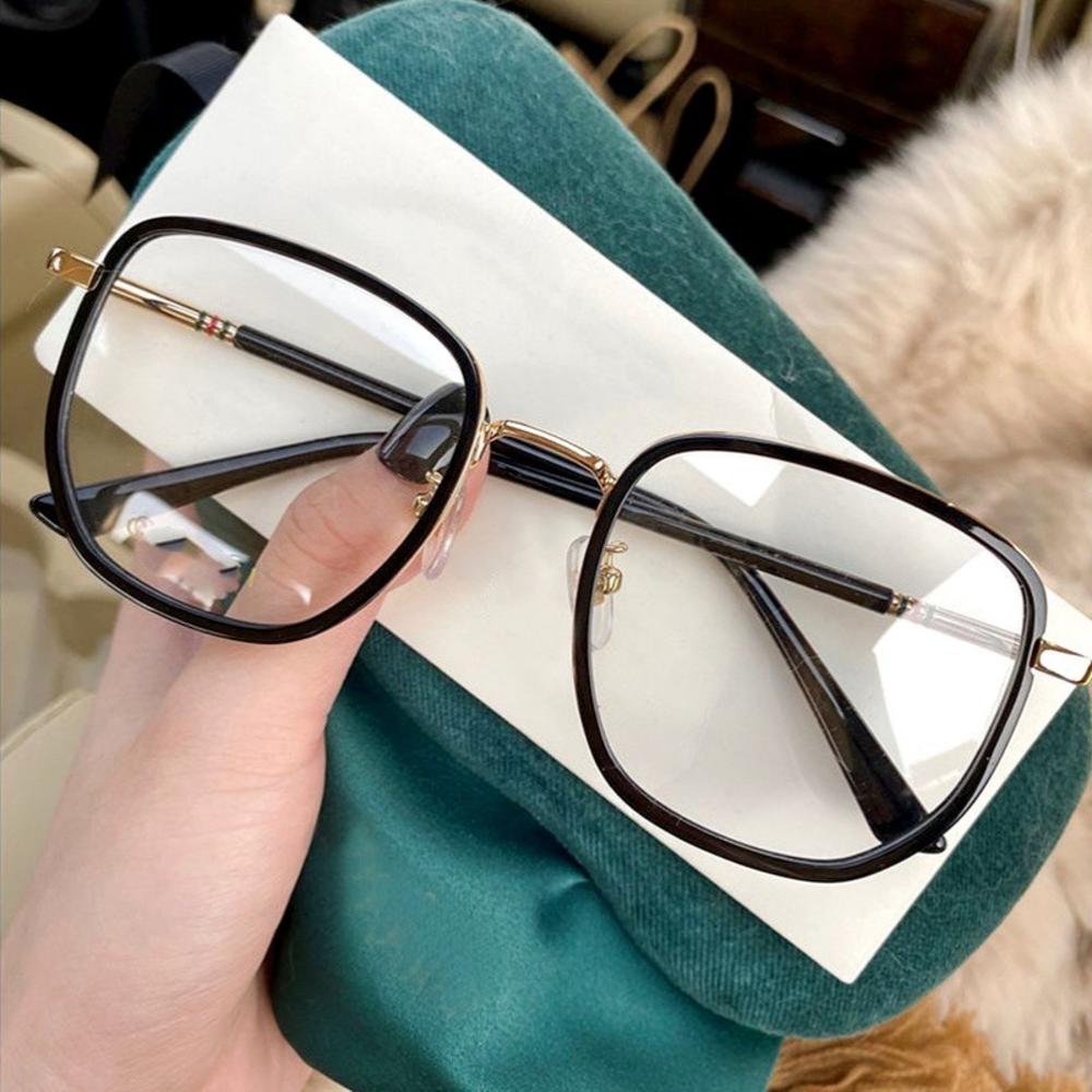 Ultralight Blue Blocking Glasses Women Girls Retro Frame Plain ...