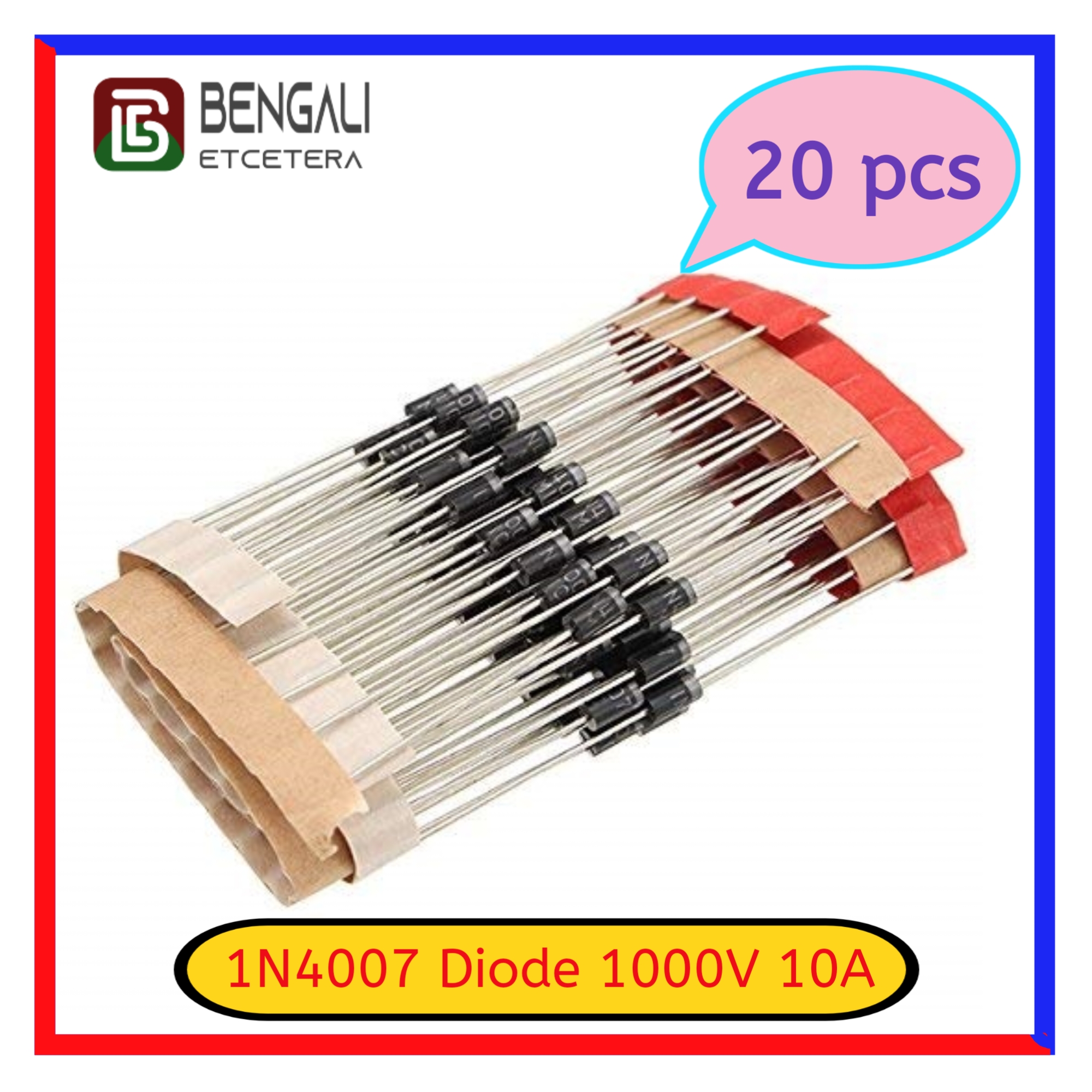 1N4007 General Purpose Rectifier Diode -20pcs | Daraz.com.bd