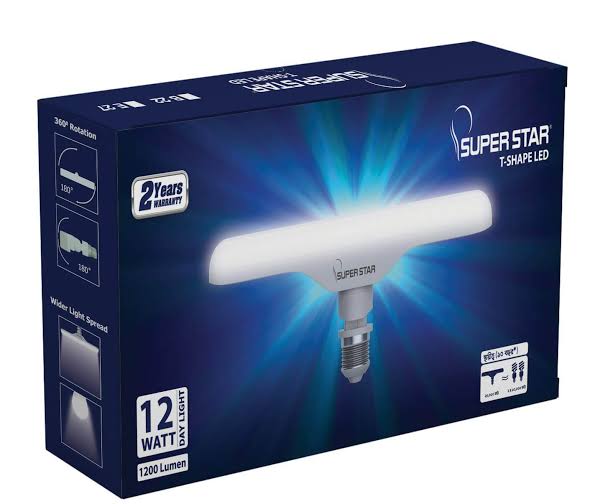 Super Star LED T-shape Daylight Bulb B-22 (Pin) | Daraz.com.bd