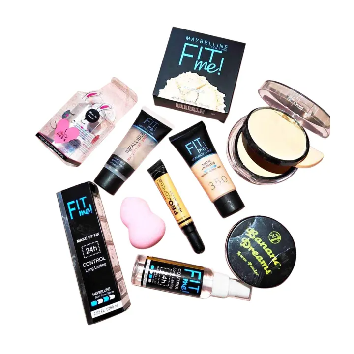 7 IN 1 MAKEUP COMBO SET WITH FULL MAKEUP COVERAGE | Daraz.com.bd