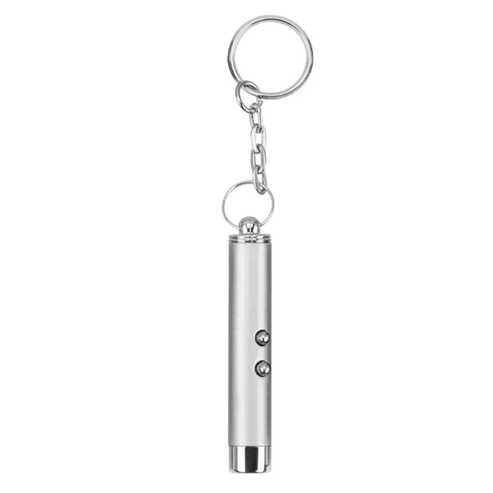 4mW Keychain Laser Pointer 2 In 1 Light Lazer Red Laser Lazer Pointer ...