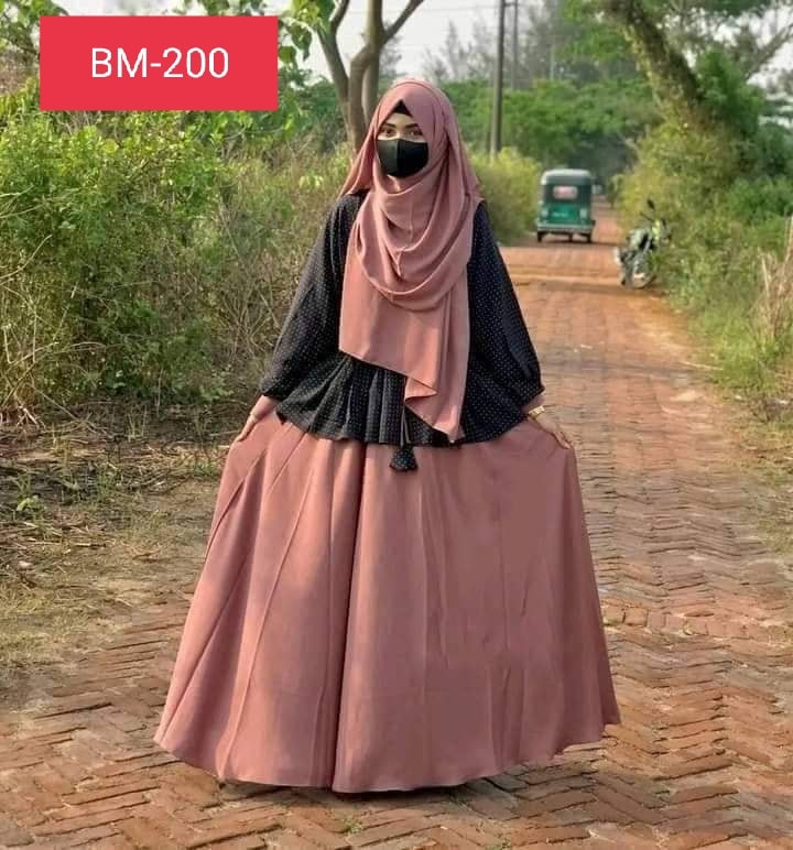 Stylish kaftan party wear one part ayaba borka// muslim wear // hijab ...