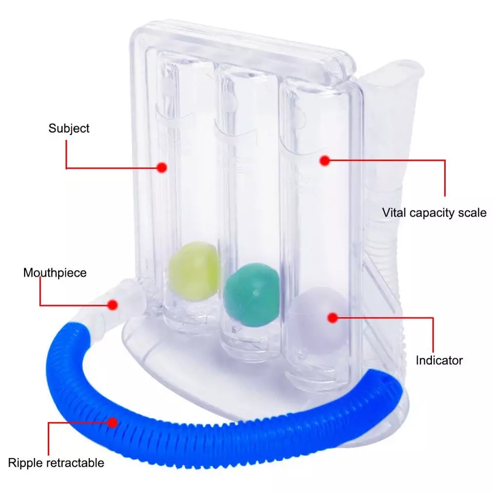 Three-ball Apparatus Vital Capacity Breathing Trainer Incentive ...