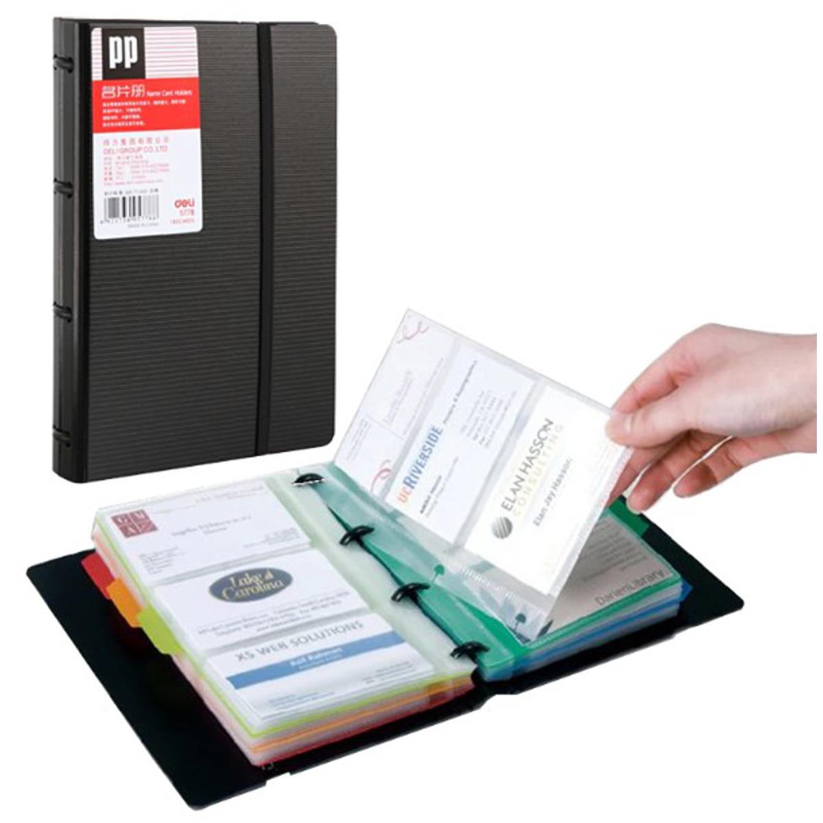 Deli 5778 Business Card Book - 180 Pockets | Daraz.com.bd