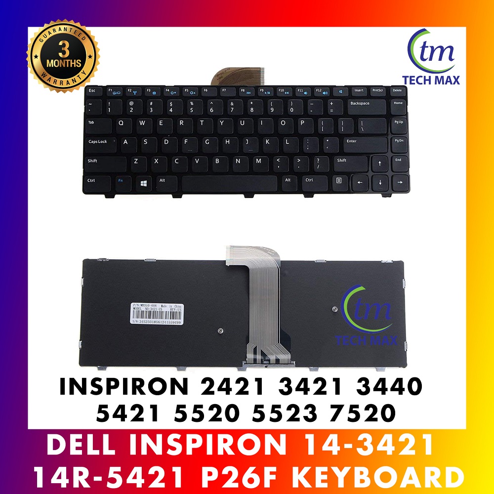 Laptop Keyboard For DeII 3421 3437 5421 5437 Vostro 2421 3421 Latitude ...