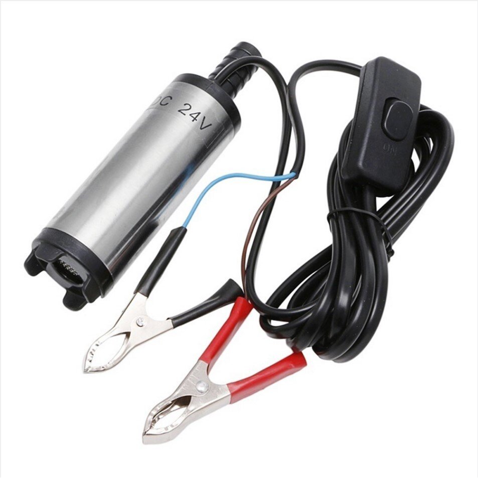 Electric oil pump diesel pump 12V DC small submersible pump 24V oil ...