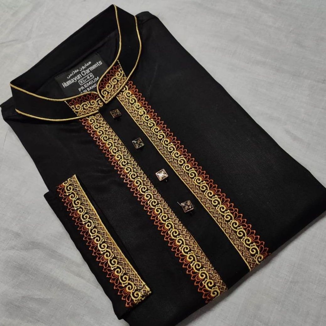 Men'S Exclusive Embroidery Work New Panjabi For Men-New Panjabi ...