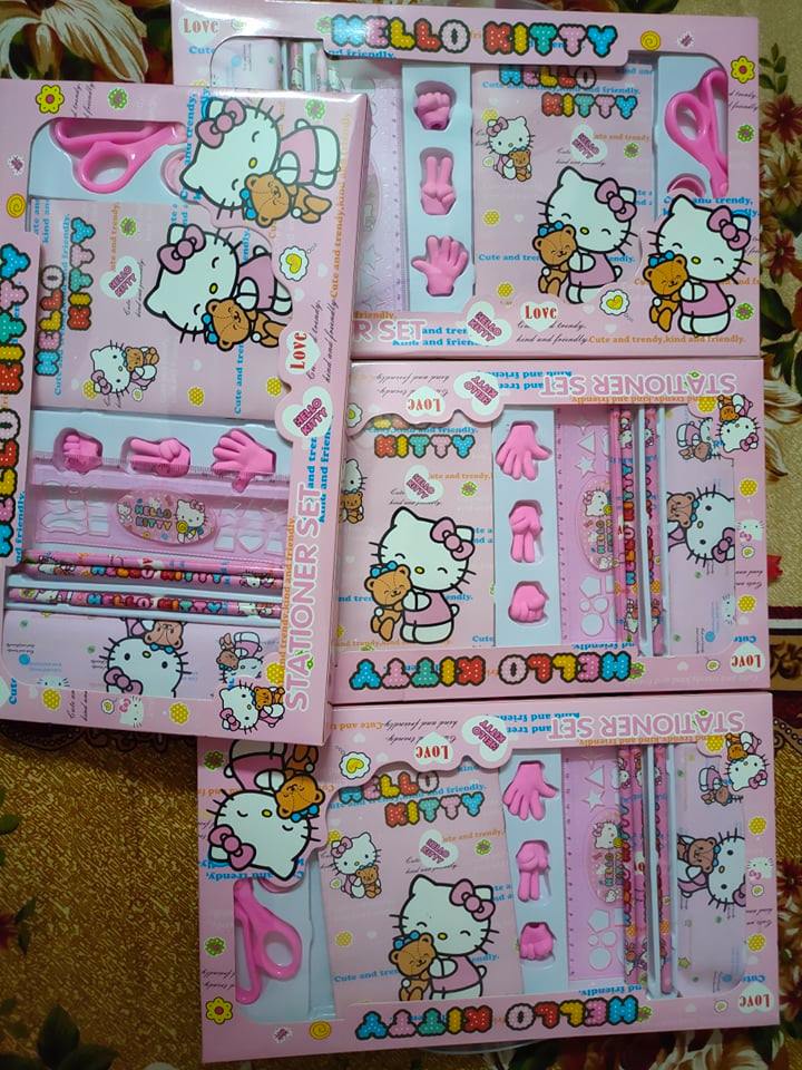 Disney Princess & Spiderman Stationery Set for Kids 7 in 1,Stationary ...