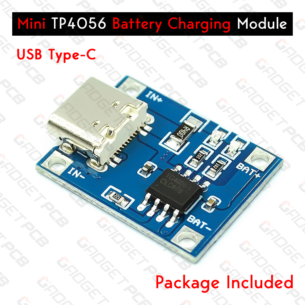 Mini TP4056 Battery Charging Module Micro USB Port and Type-C Port ...