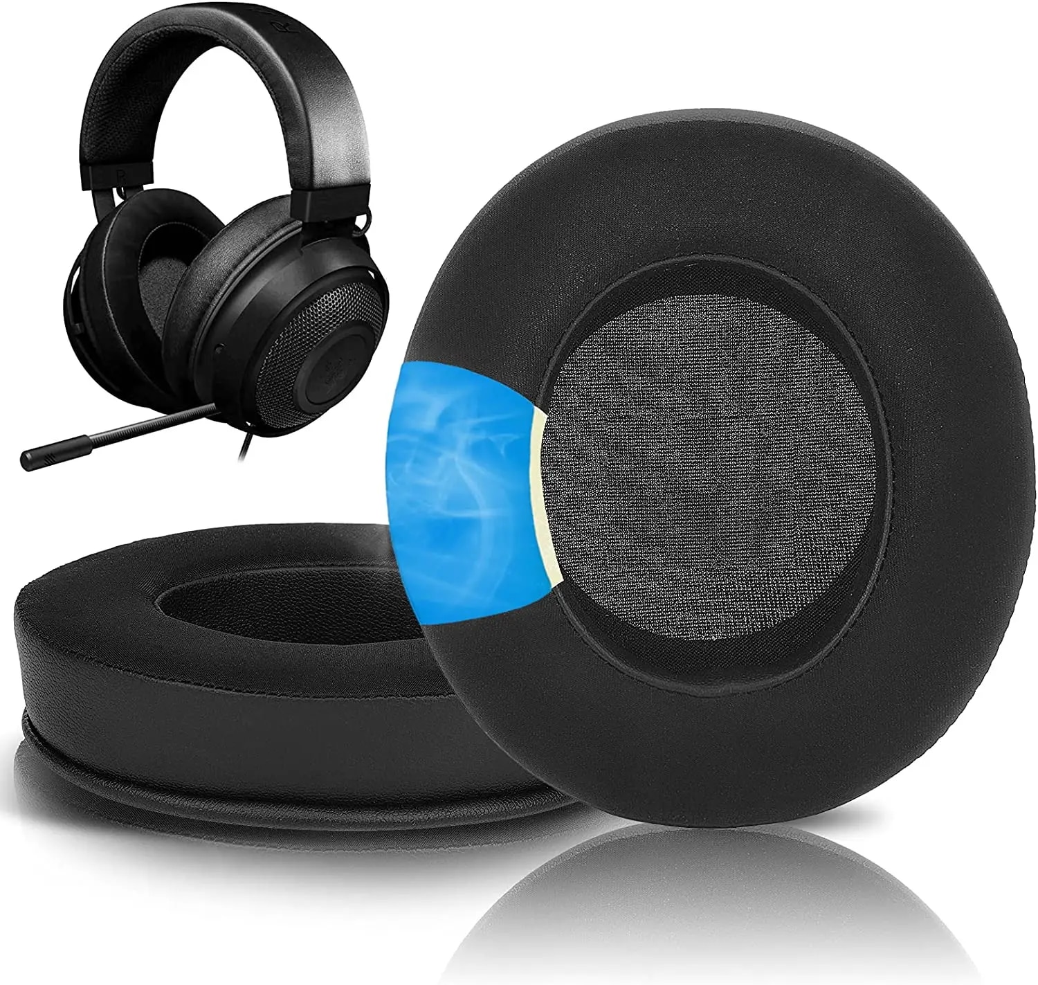 Replacement Cooling-Gel Earpads Ear Pads Cushions for Razer Kraken ...