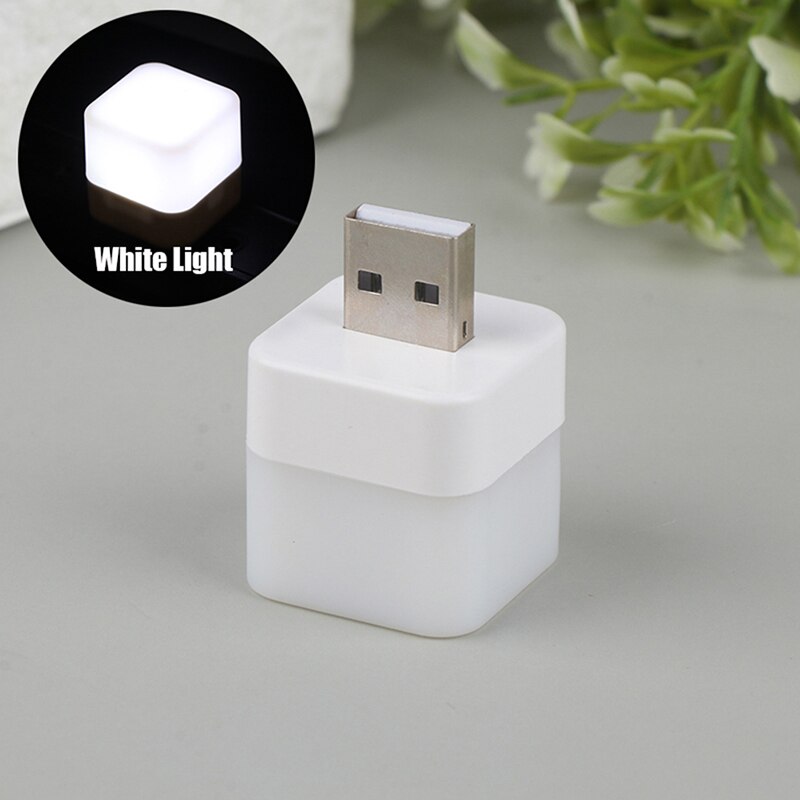 Square USB Light Reading Lamp Night Light LED 1W Table Lamp Mobile ...