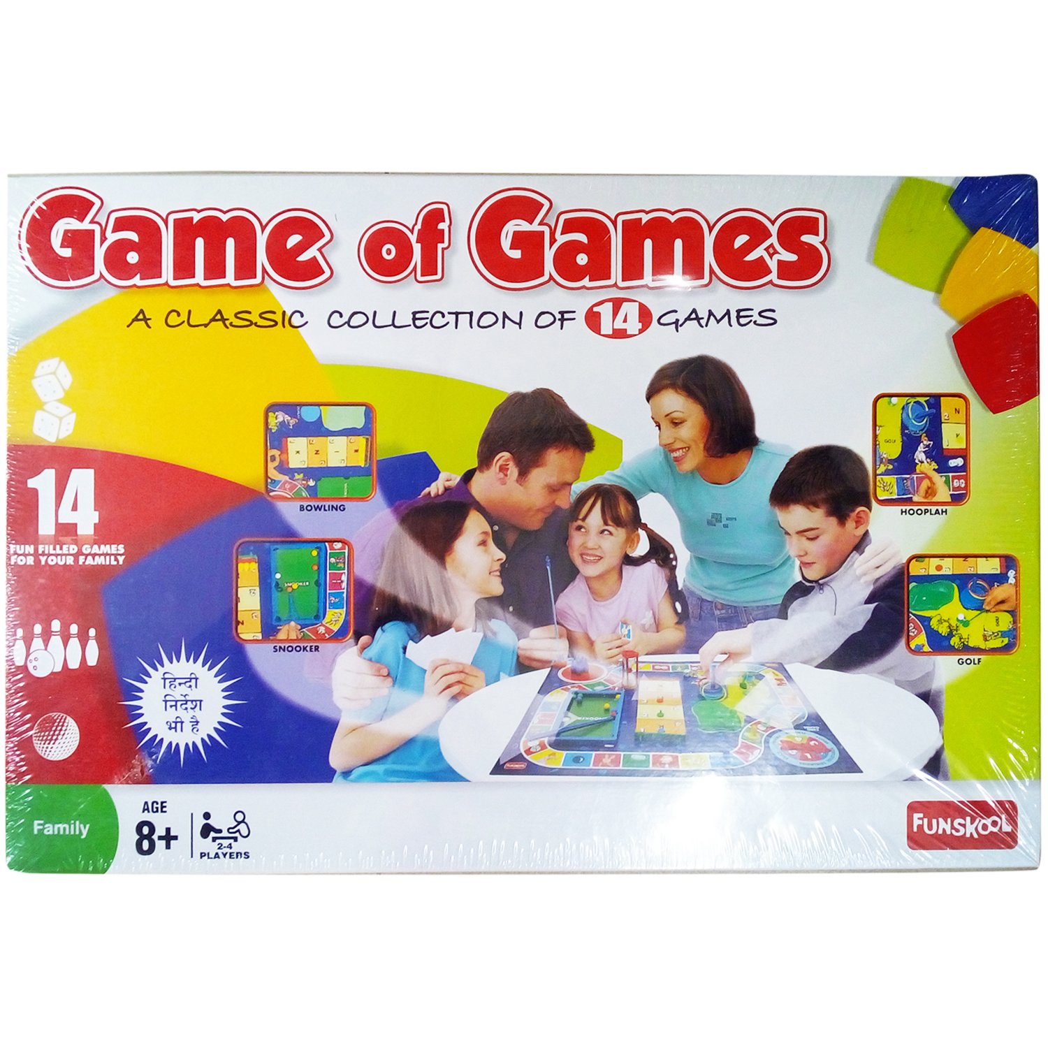 Funskool Game of Games Board Game Multiplayer Indoor Games A collection ...