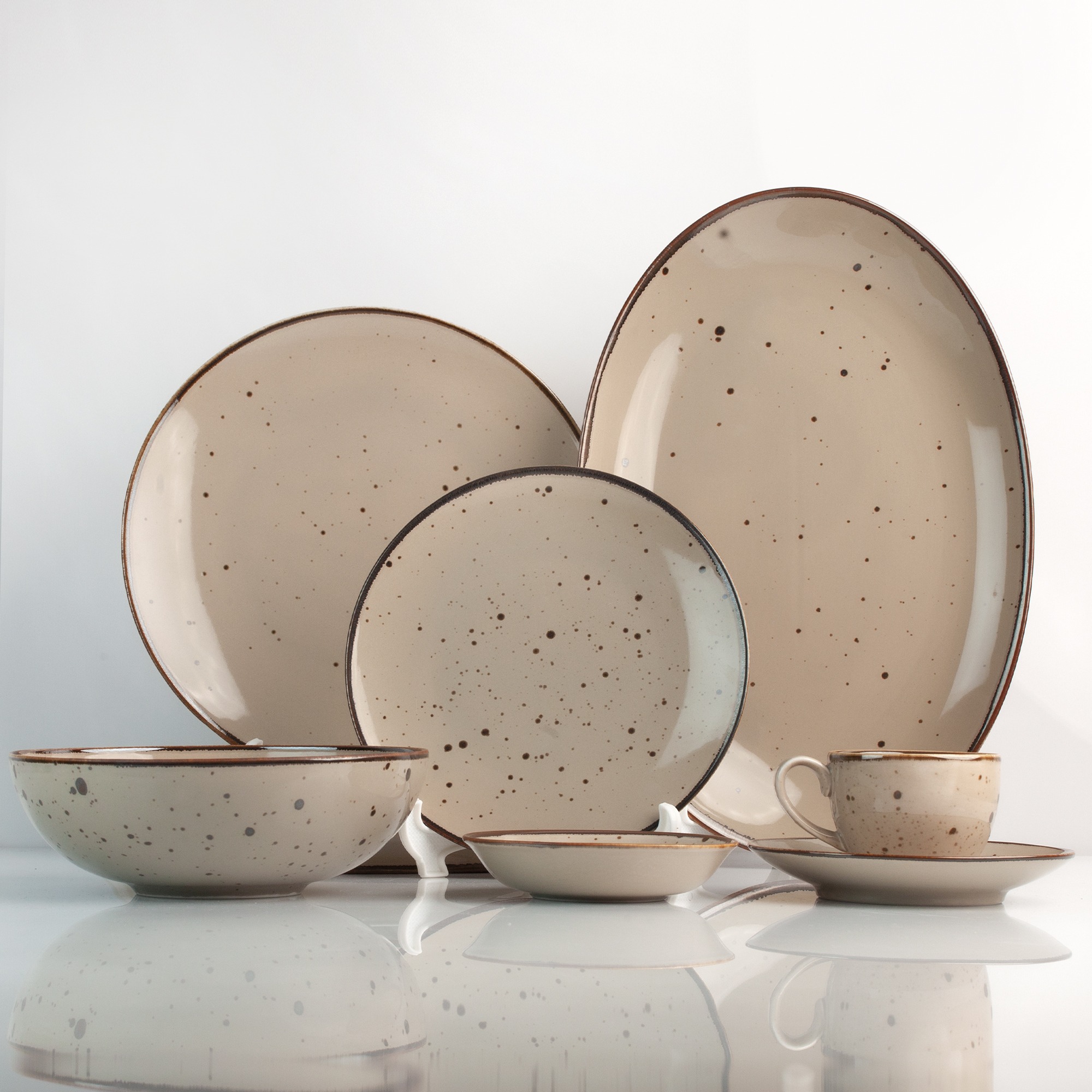 Exclusive Sigma Dinner Set 32 piece Ceramic Dinner Set Porcelain ...