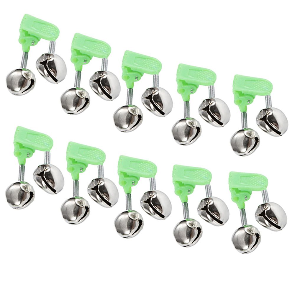 10PCS Outdoor Sea Fishing Bite Lure Tips Rod Clamp Fishing Bite Alarms ...