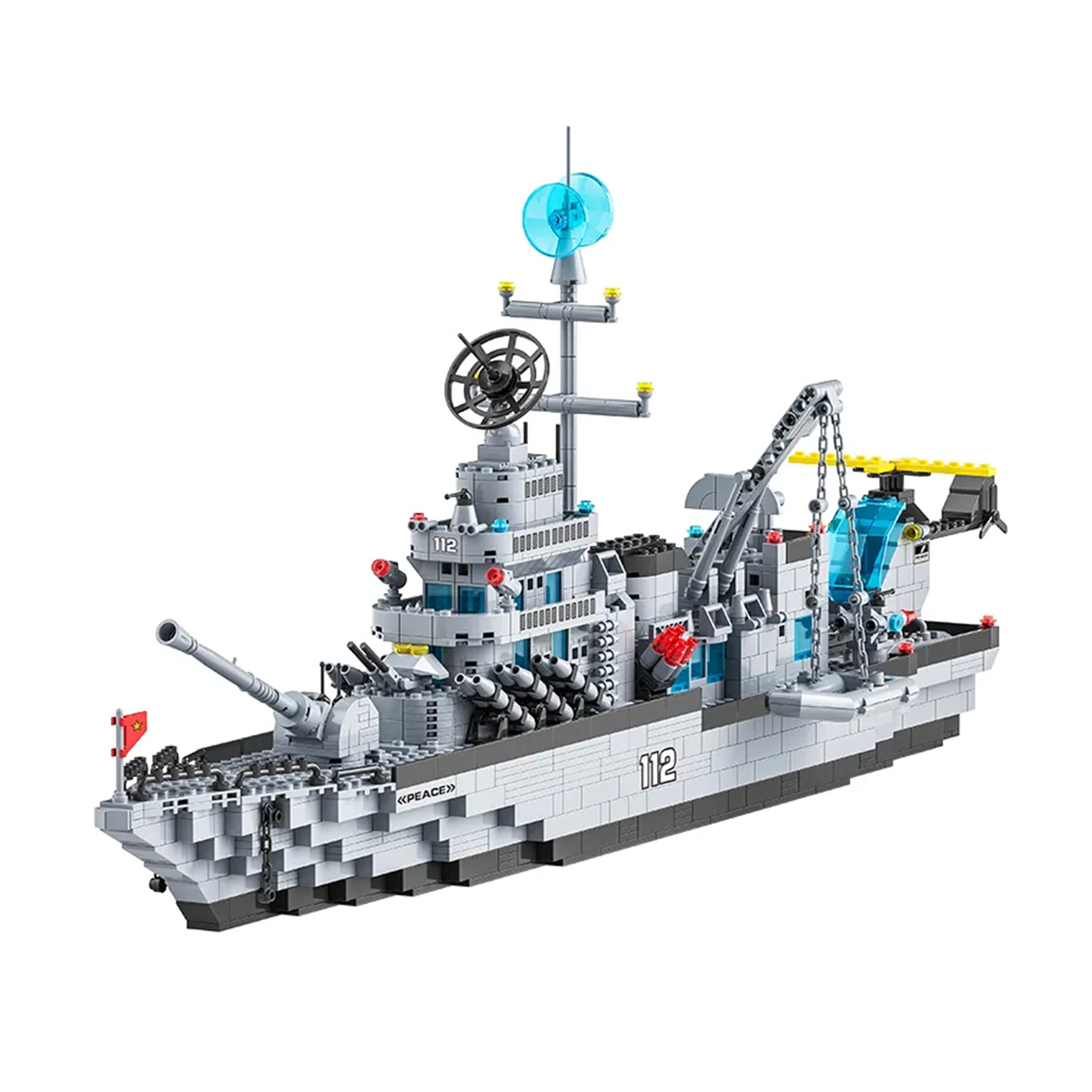 warship building blocks Marine Ship Aircraft Carrier Set-43046 Toys (1 ...