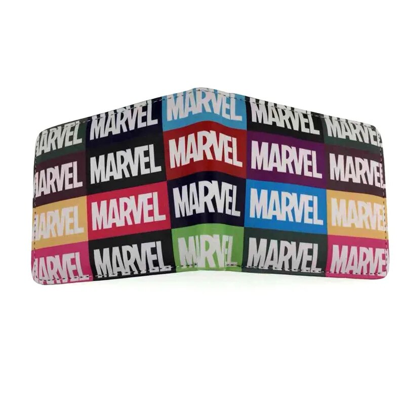 Marvel Wallet Spiderman Super Heroes Anime Men's Wallet Clutch Bag PU ...