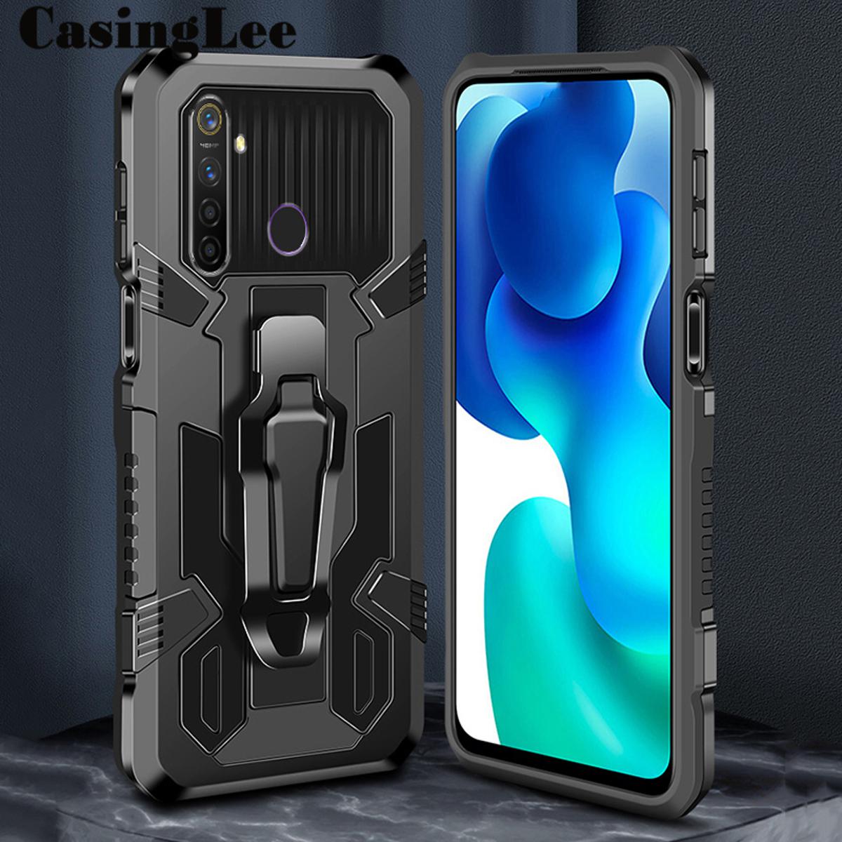 Casinglee For Realme 5 Realme 5i Case Shockproof Armor Stand case with Metal Clip Back cover Realme 5i Realme 5 Phone cases Car Mountaineering phone case Daraz .bd