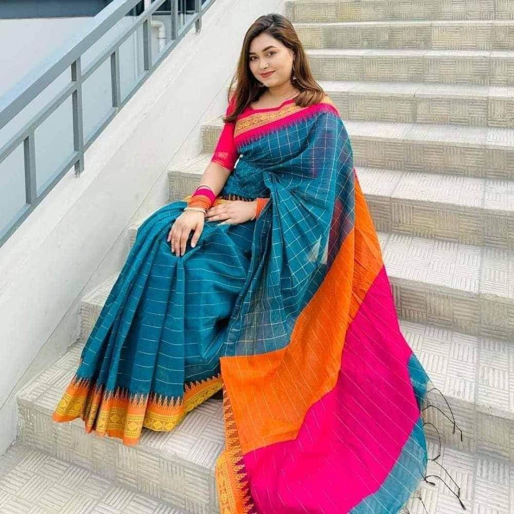 Step Out in Style with Madurai Tangail Saree for Women - Perfect for All Seasons and Occasions ...