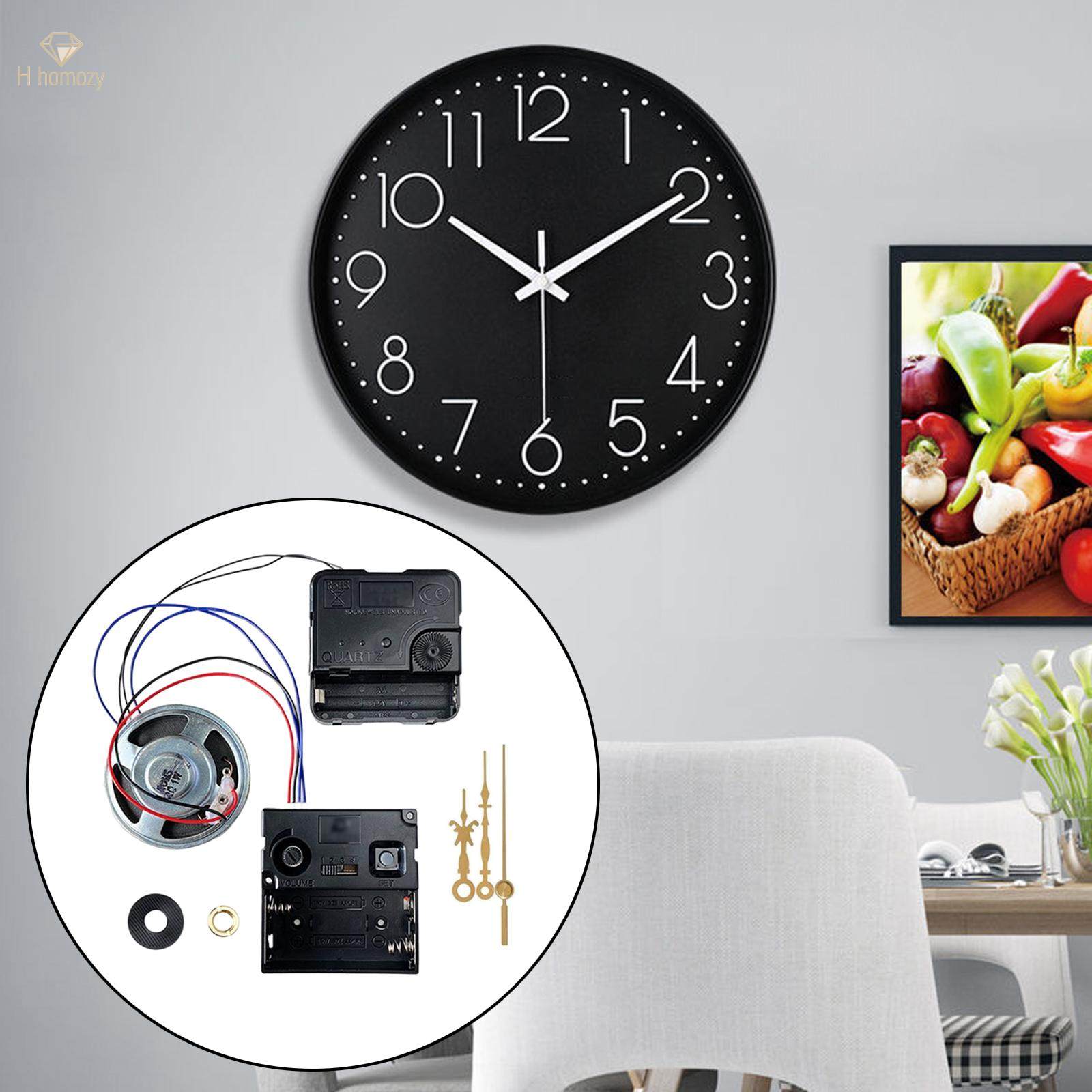 DIY Wall Clock Movement Mechanism Pendulum Clock Movement Replacement ...
