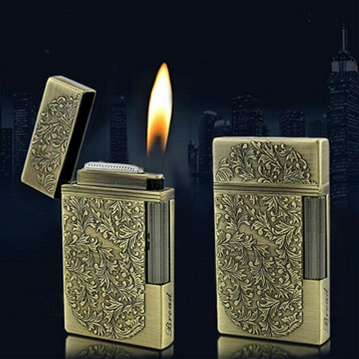 Luxury Vintage Butane Lighter Antique Cigar Lighter Prestige Metal Gas ...