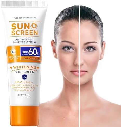 SADOER Sunscreen SPF 60 Whitening Sunscreen non greasy Moisturising- 40gm | Daraz.com.bd