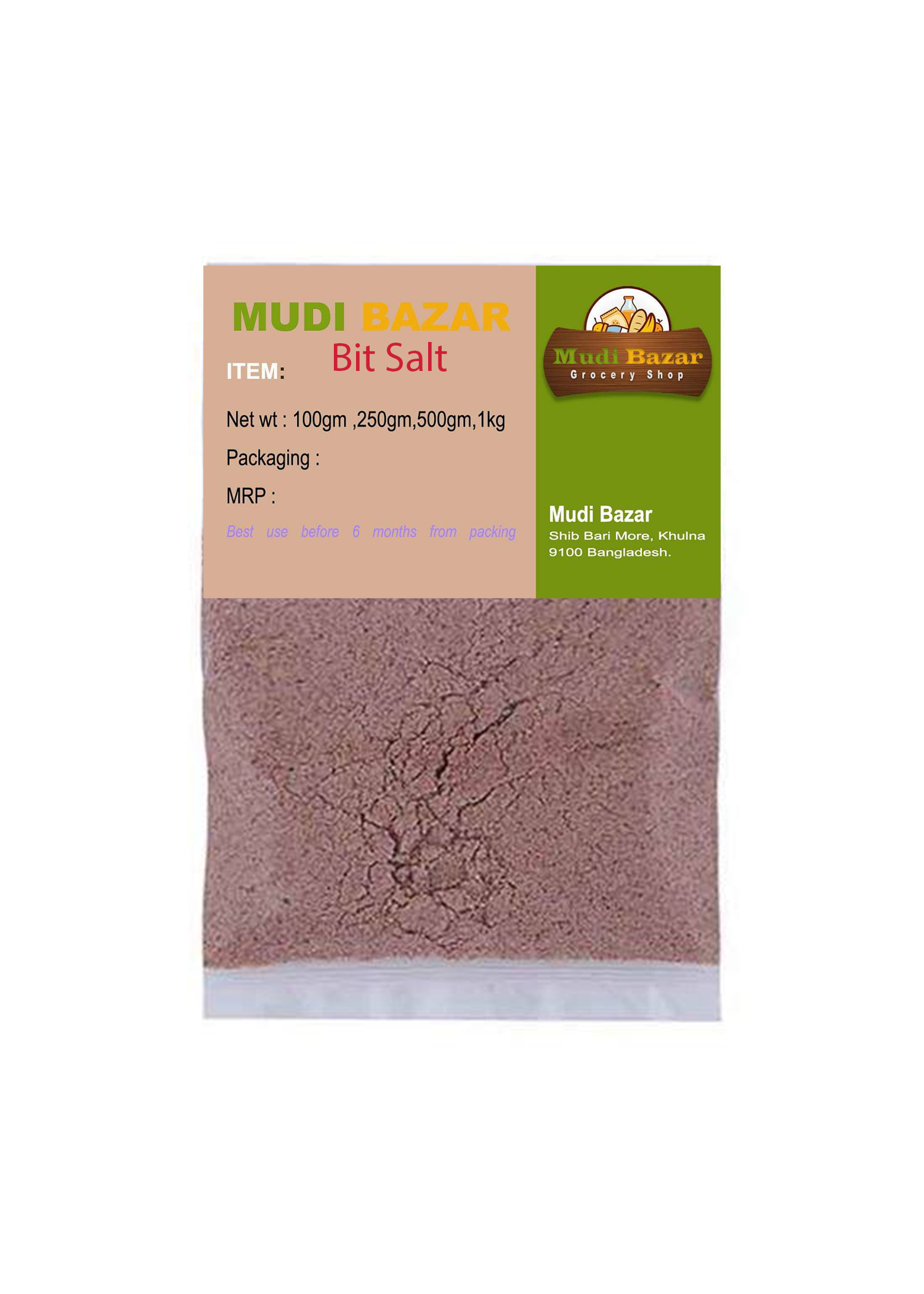 Bit Salt Powder black salt - 500gm | Daraz.com.bd