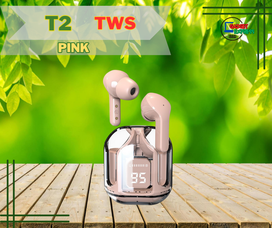 T2 TWS Transparent Wireless Bluetooth 5.3 Earbuds with Transparent Shell Hands-Free Calling ...