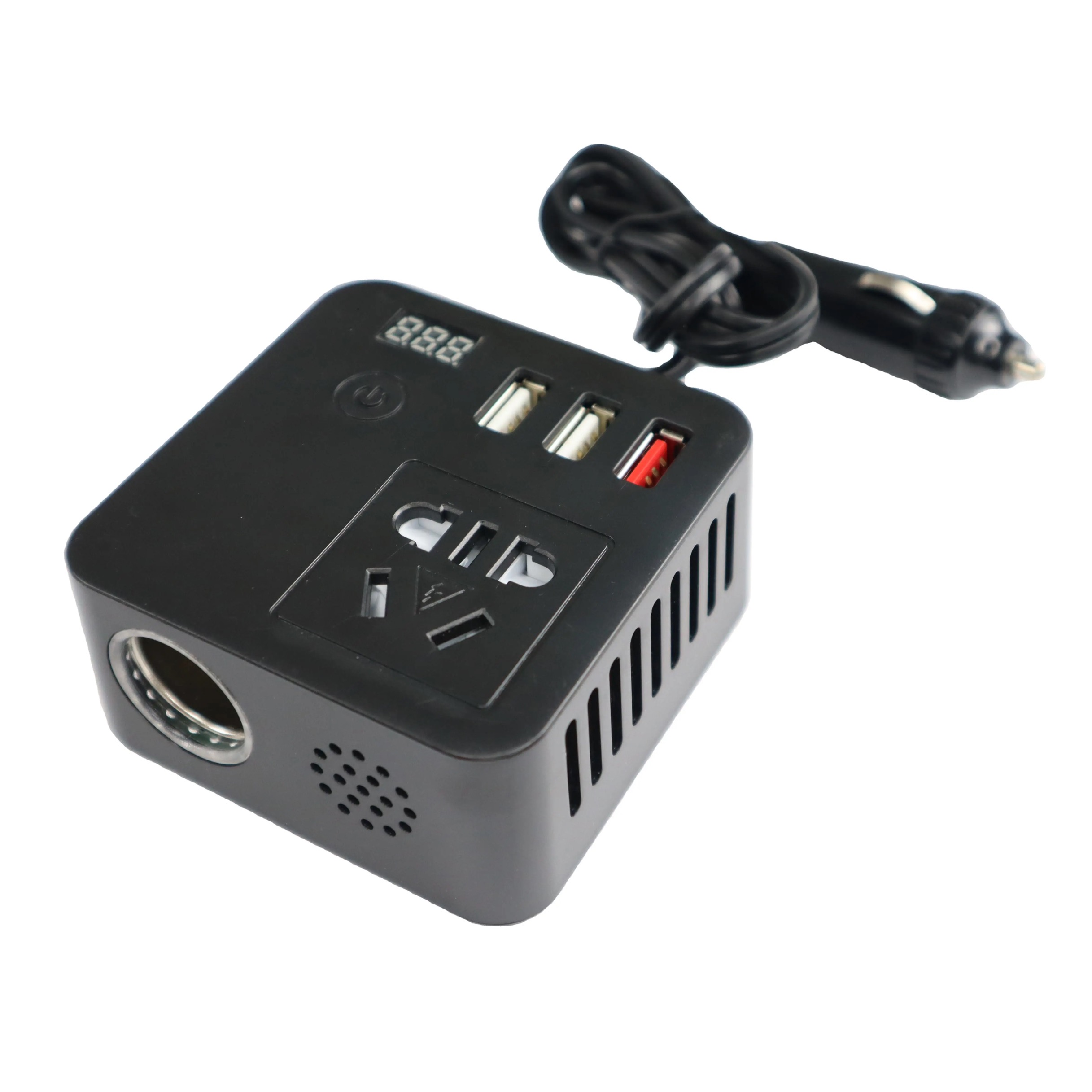 Car Inverter A/C 12V/24V to D/C 110V/220V Digital Display Car Power ...