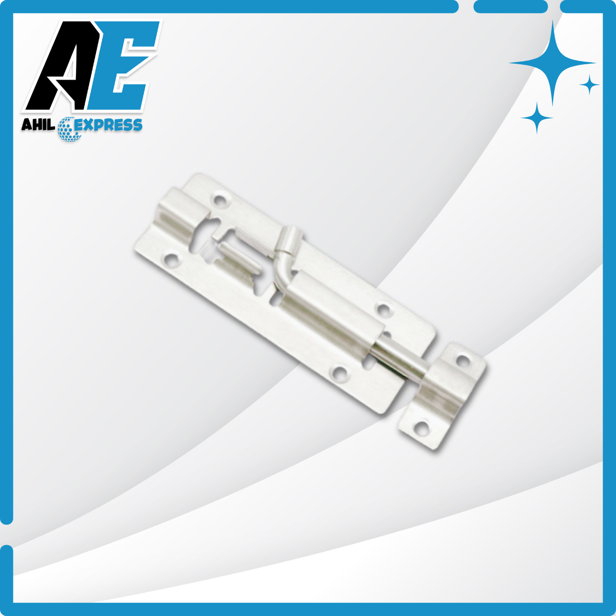 4 Inch Tower Bolt Stainless Steel Tower Bolt Single Plate SS Chitkani ...