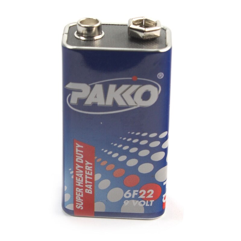PAKKO 6F22 9V Super Heavy Duty Carbon Battery | Daraz.com.bd