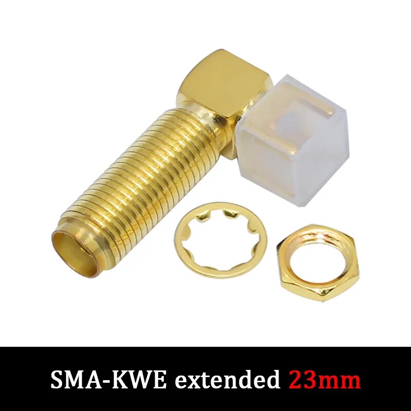 SMA Female Jack Solder Nut Edge PCB Clip Straight Mount Gold Plated RF ...