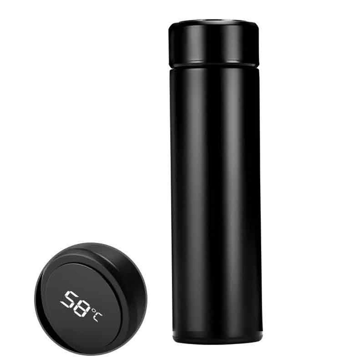 500ml Smart LED Water Bottle | Stainless Steel Vacuum Insulated Thermos ...
