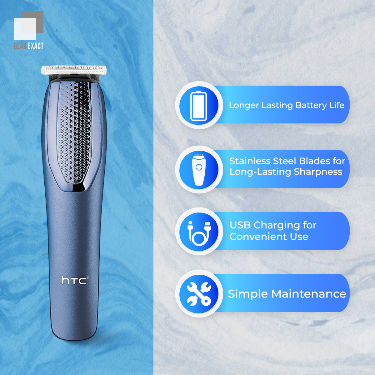HTC AT-1210 Professional Hair Clipper Trimmer for Men | Daraz.com.bd