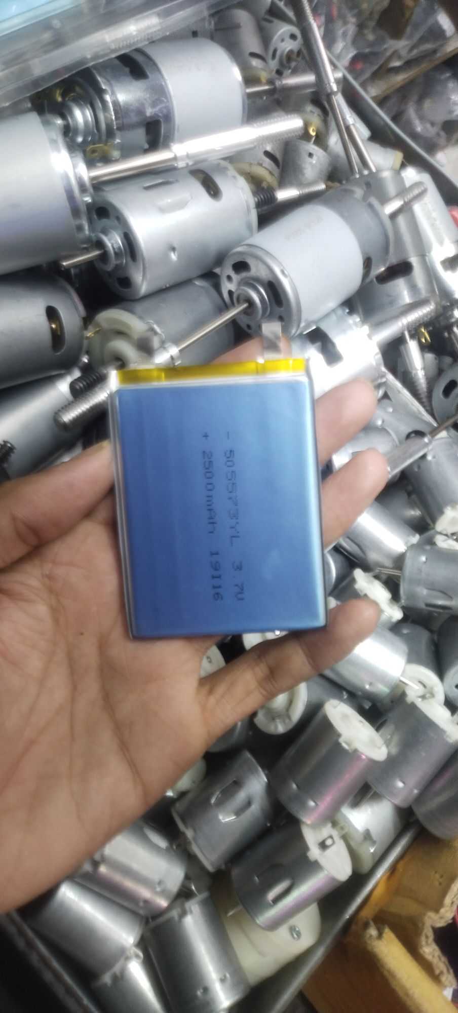 3.7V 10000mAh or 5000 mAh Lithium Polymer Rechargeable Battery Cell ...