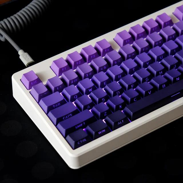 PBT Keycaps Side Print Keycap Set Double Shot Shine Through Custom ...