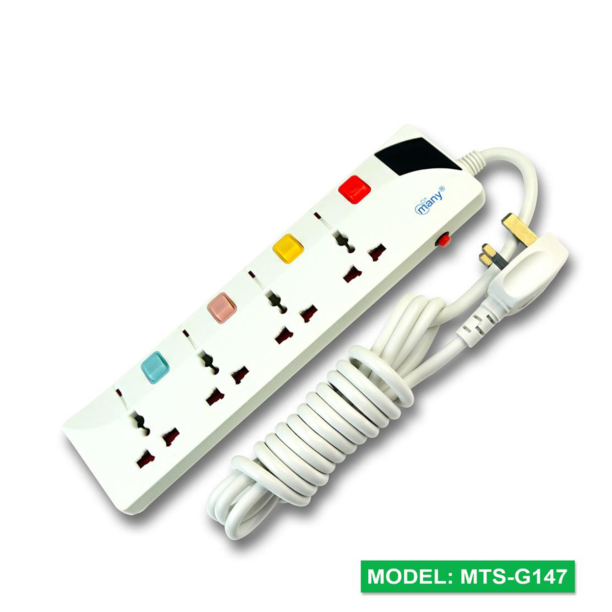 Multiplug Many Business Class 4 Gang MTS-147=3P/3M - Multi Plug | Daraz ...