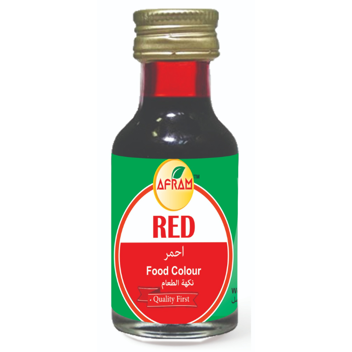 Afram Red Food Colour -28ml Red Color | Daraz.com.bd