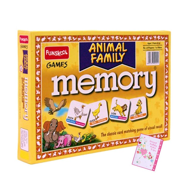FUNSKOOL MEMORY AFUNSKOOL MEMORY ANIMAL FAMILY EDUCATIONAL MATVHING ...