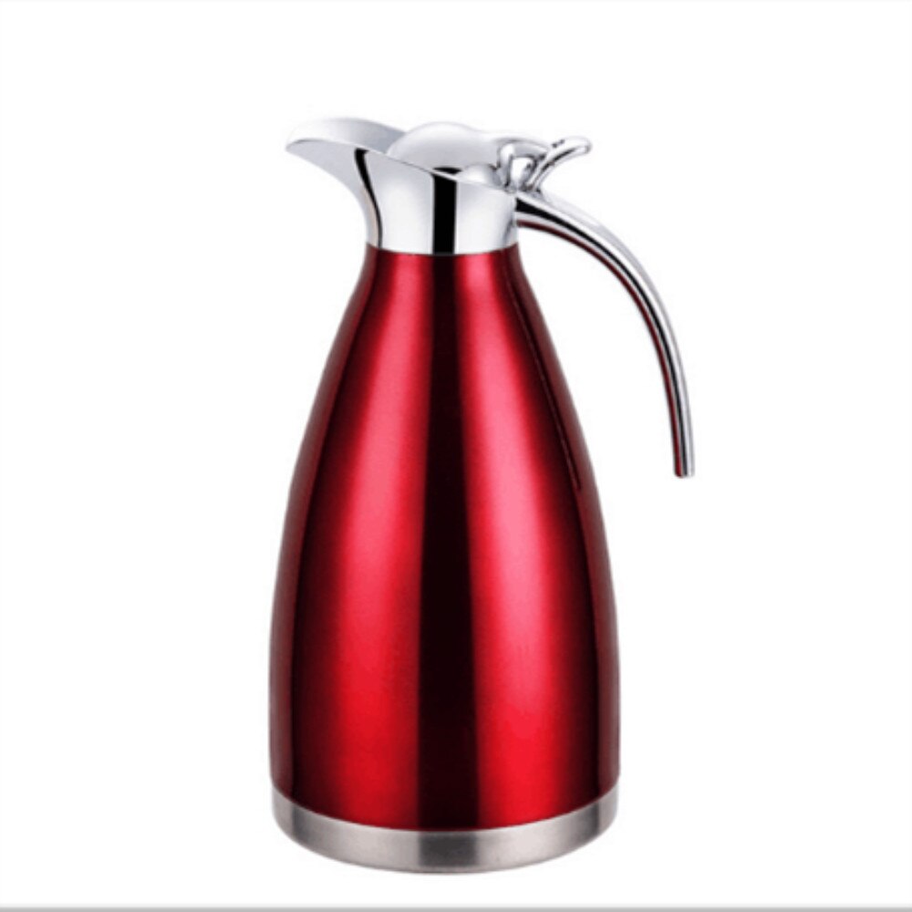 2L Stainless Steel Water Bottle Double-Wall Vacuum Insulated Pot Coffee Pots Thermal Carafe ...