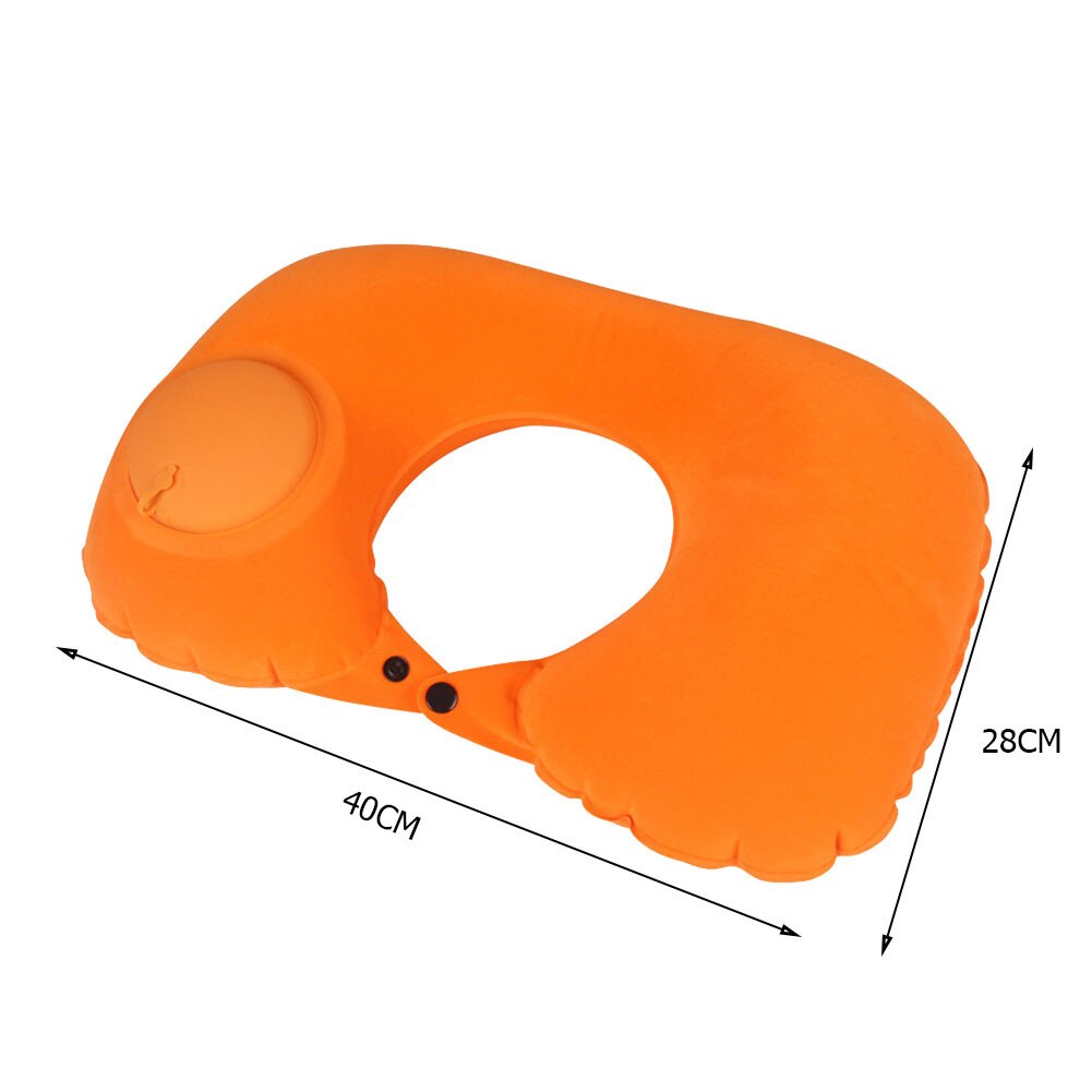 U-Shape Travel Pillow Automatic Air Inflatable Airplane Car Pillows ...