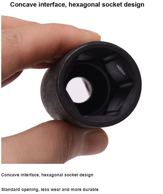 Harden 28mm Impact Long Socket 1/2" Drive 78mm long Deep Socket 536558