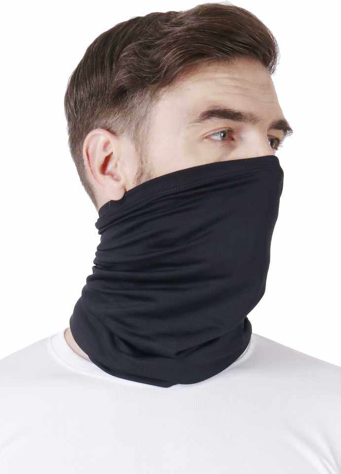 Half Face Handkerchief Black