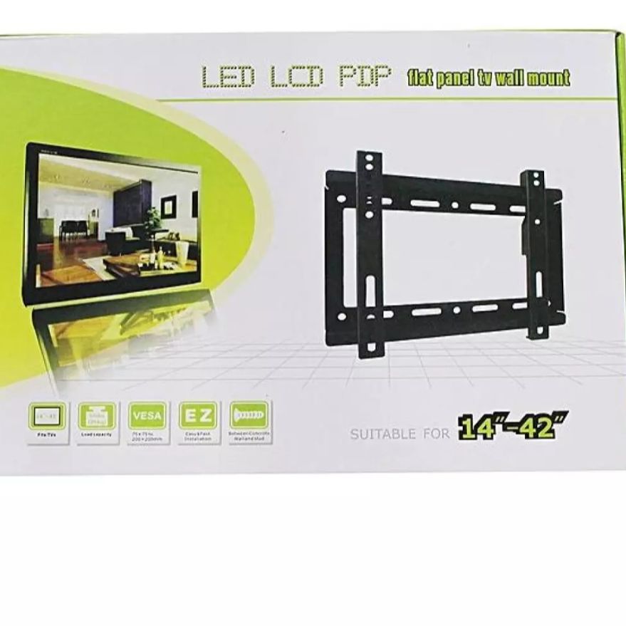 Lcd/ led plasma 4 k plat tv wall mount 14- 42 inch-black | Daraz.com.bd