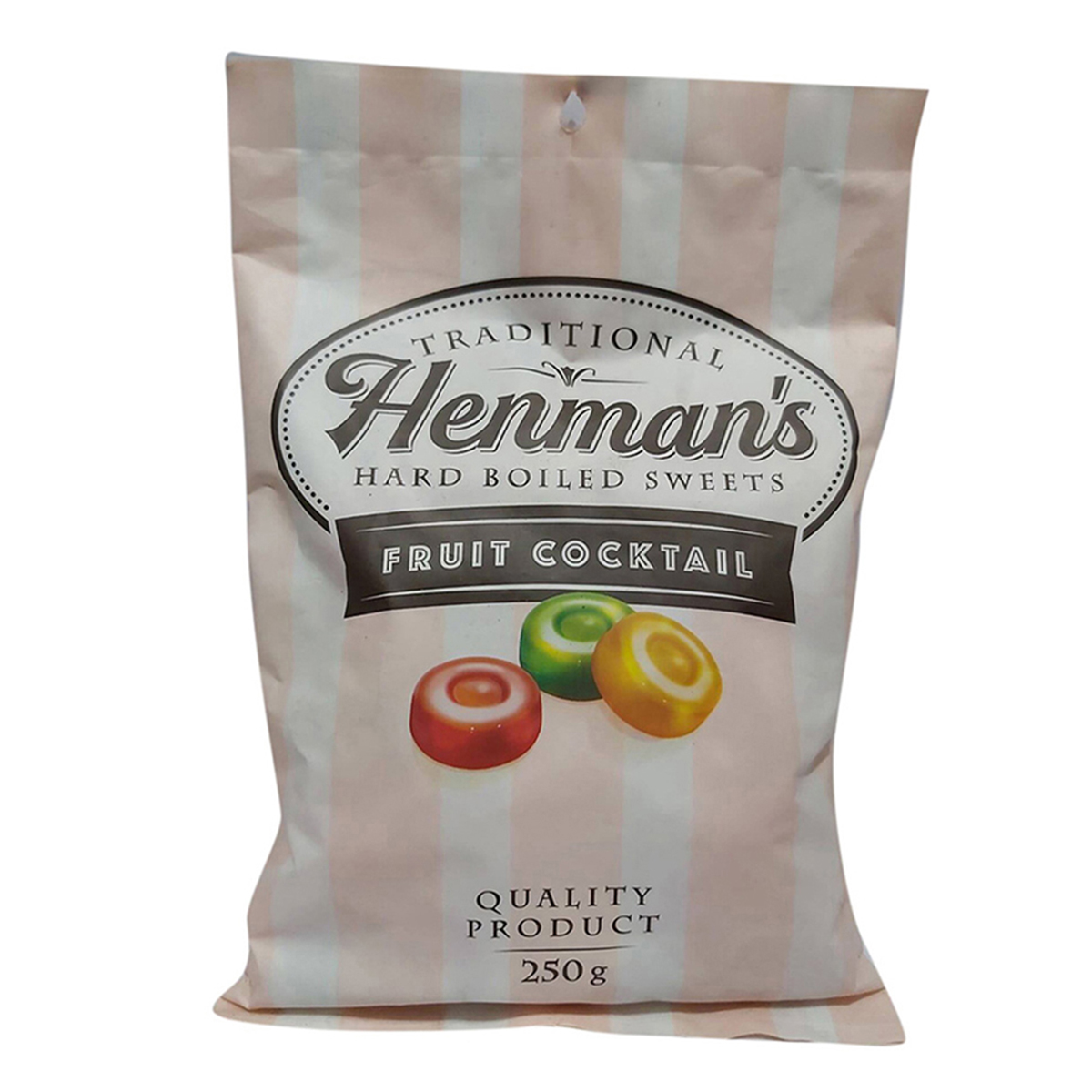 Traditional Henmans Hard Boiled Sweets Fruit Cocktail 250G - Chocolate ...
