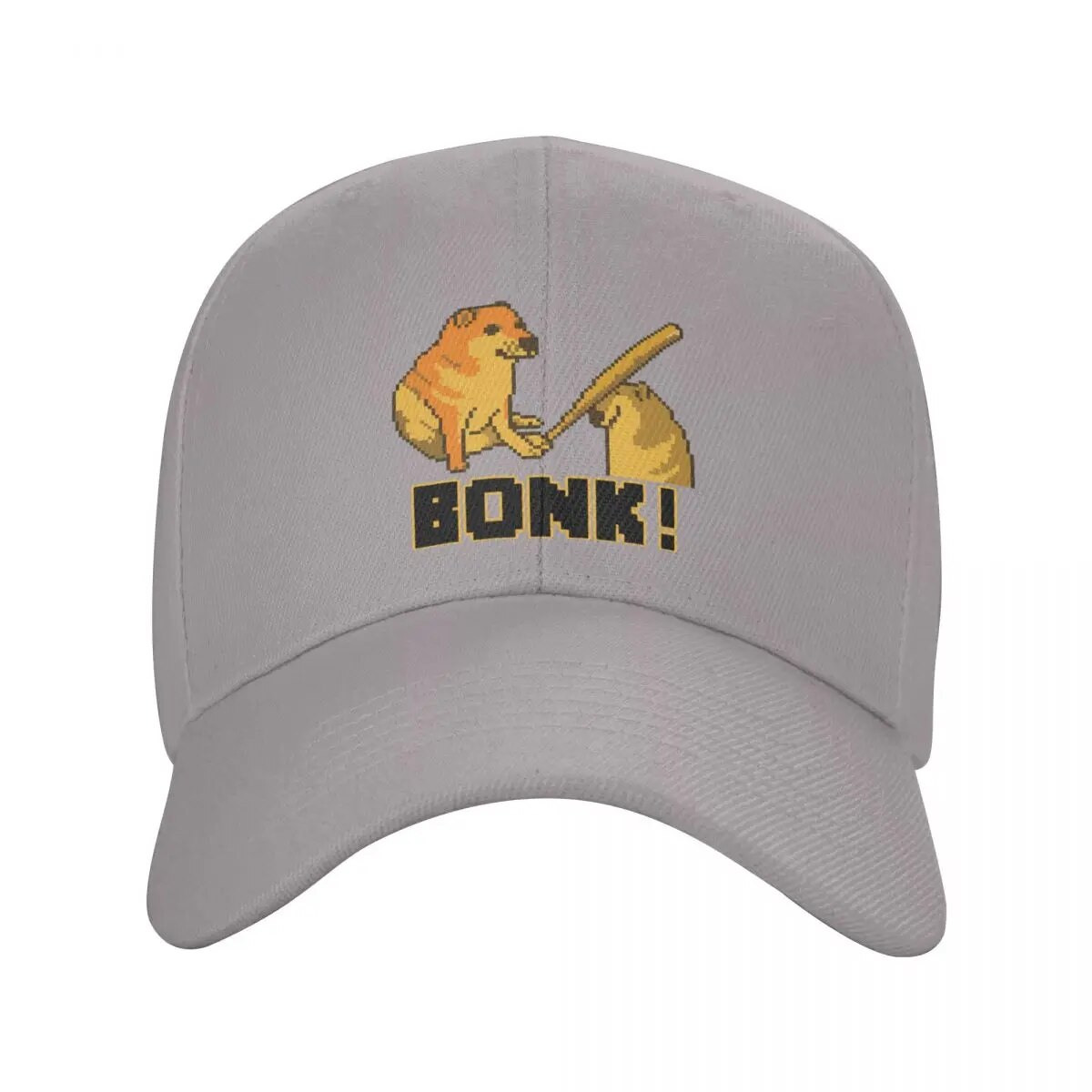 Classic Unisex Cheems Bonk Meme Pixel Art Baseball Cap Adult Shiba Inu ...