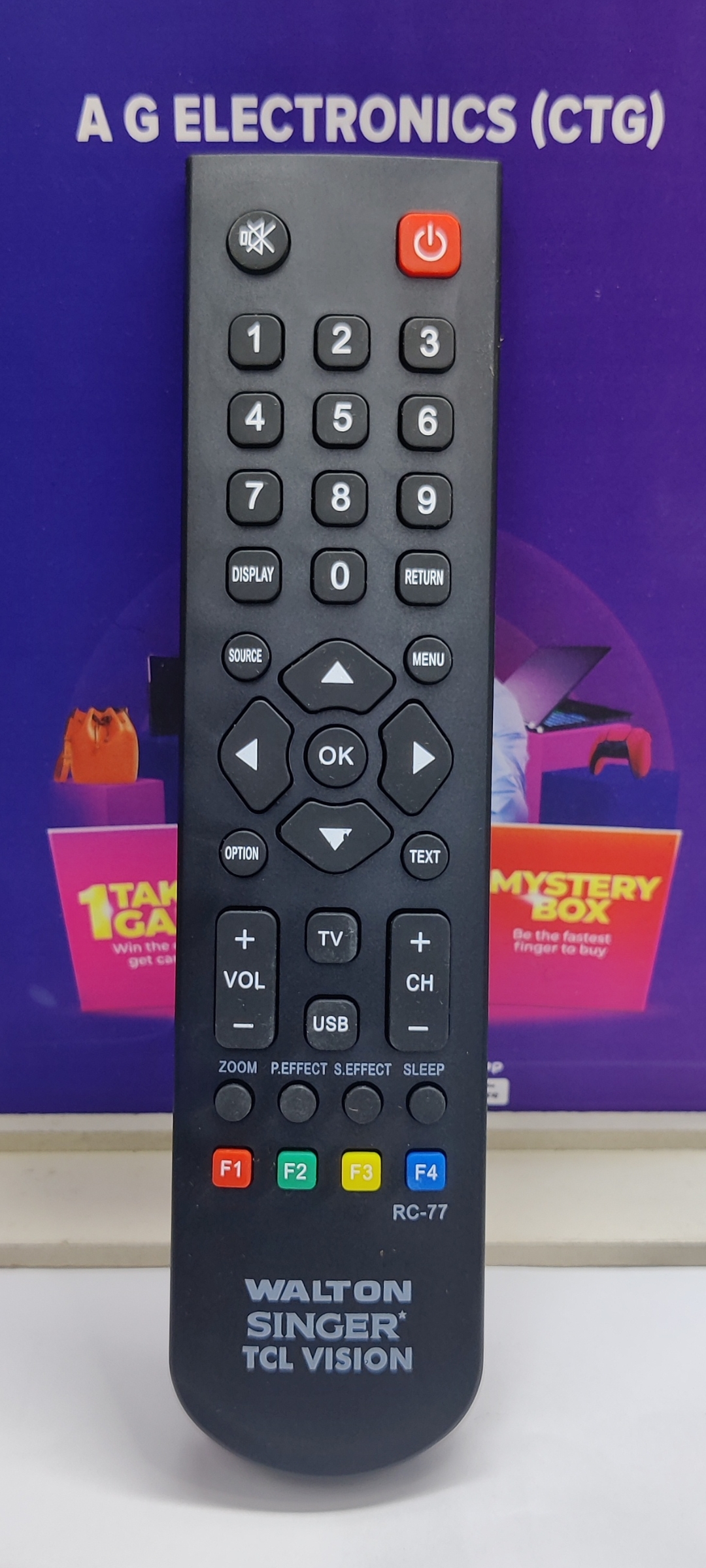 Rc-77 Model Remote Control For Singer Led Tv | Daraz.com.bd
