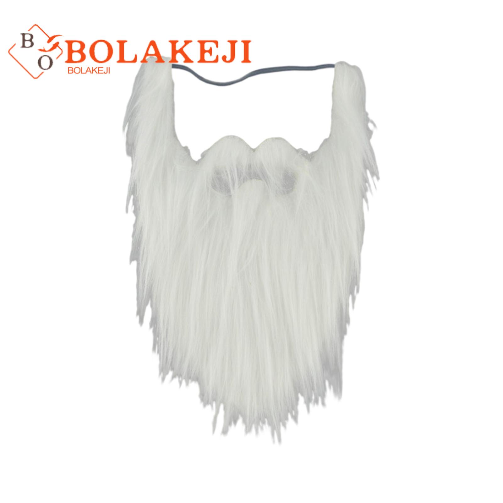Fake Beard Soft Reusable Santa Claus Beard for Christmas Party Costume ...