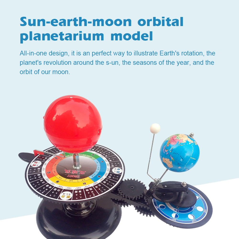 KOGEEK DIY Solar System Model Globe Earth S-un Moon Orbital Planetarium ...