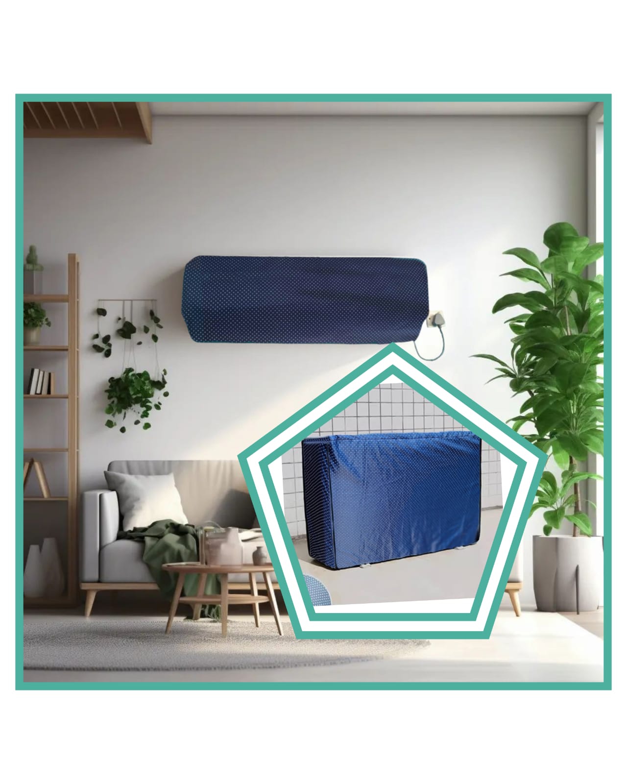 Indoor and outdoor Ac dust cover1 Ton, 1.5 Ton, 2 Ton & 2.5 Ton | Daraz ...